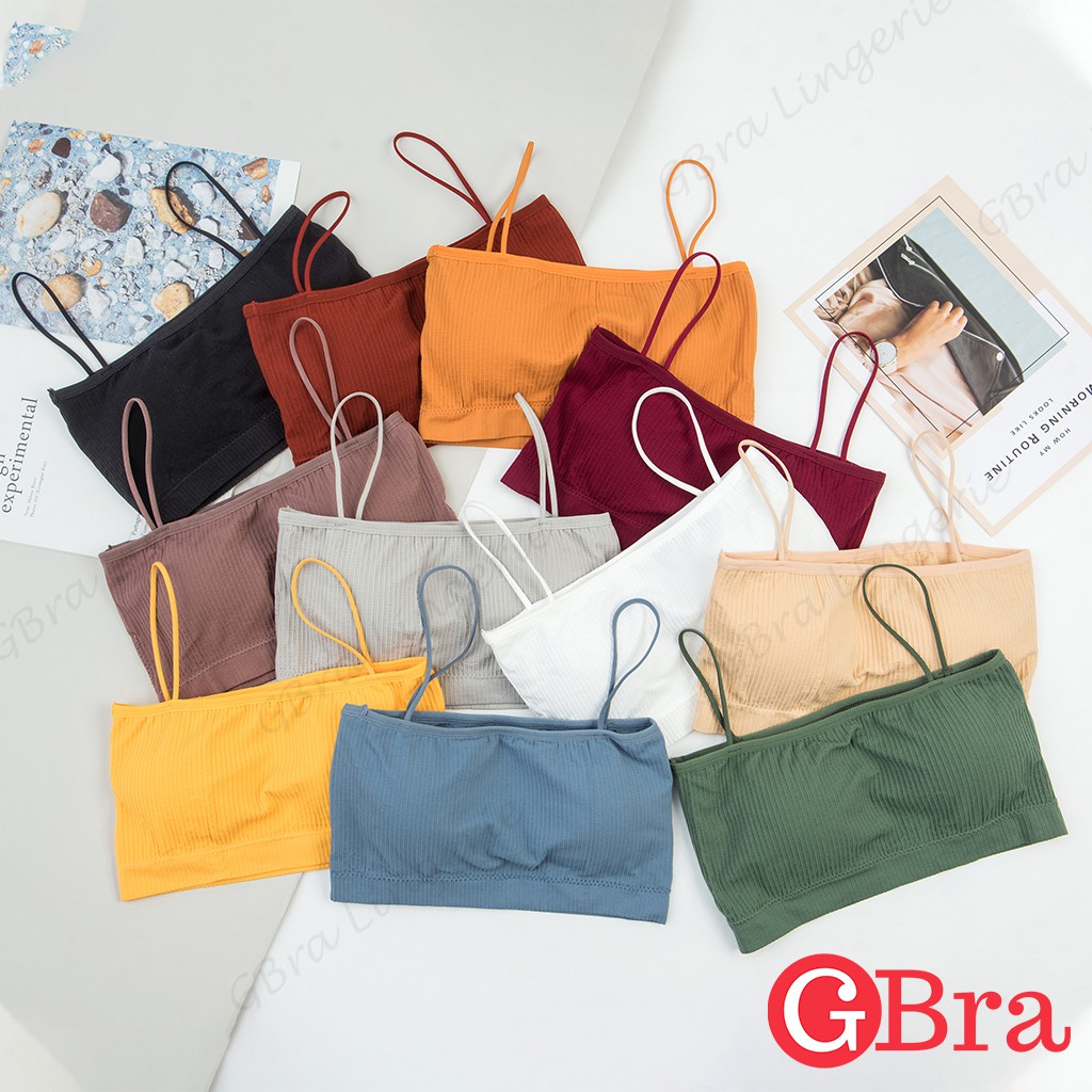 GBra Multi-Color Bra Tube Comfortable Lovely Sexy Bralette | Shopee ...