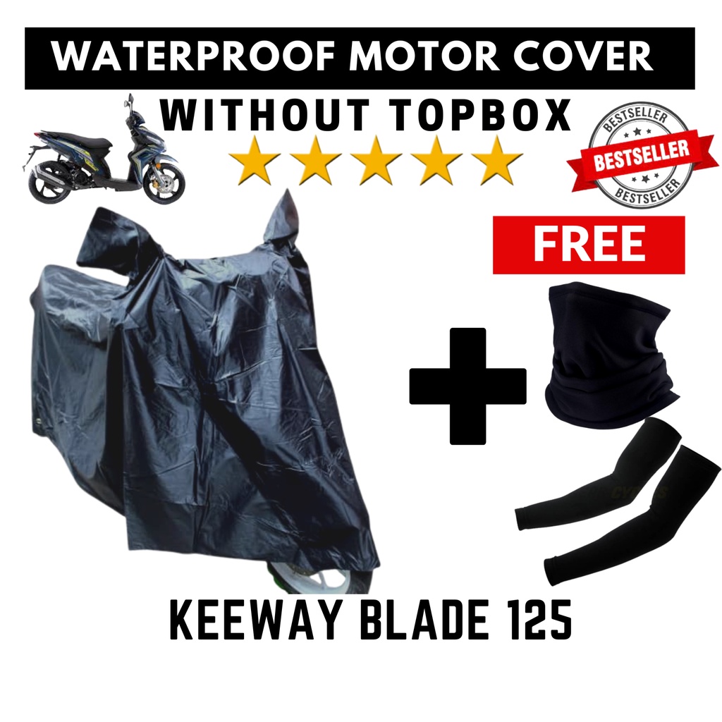 KEEWAY BLADE 125 MOTORCYCLE COVER WITH FREE BALAKLAVA TUBE BANDANA ...