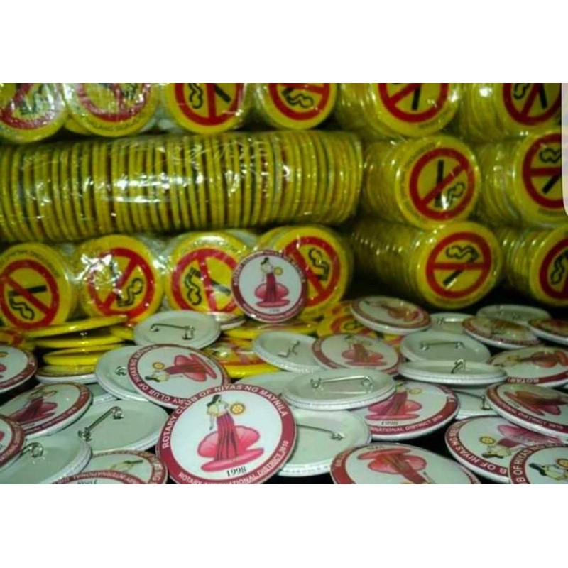 Personalized /Customized Button Pin/Company/School Pin | Shopee Philippines