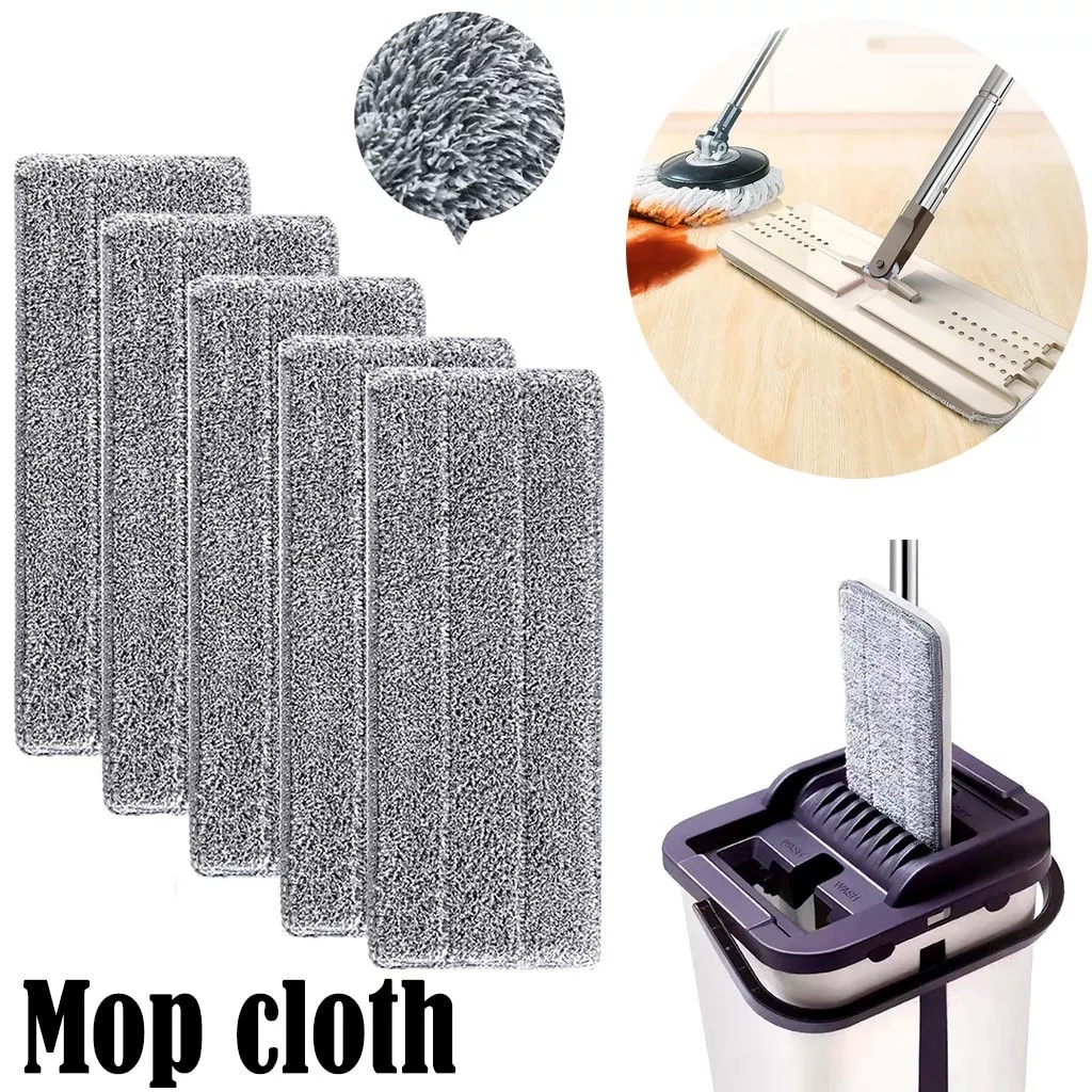 Flat & Scratch Mop Pad & Cloth Replacement Microfiber Washable Spray ...
