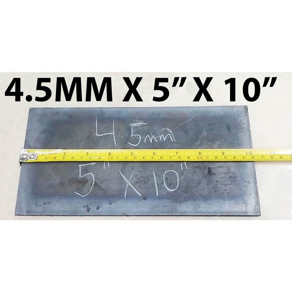 MS BASE PLATE 4.5MM X 5" X 10" MILD STEEL === BAKAL 4.5MM X 5" X 10 ...
