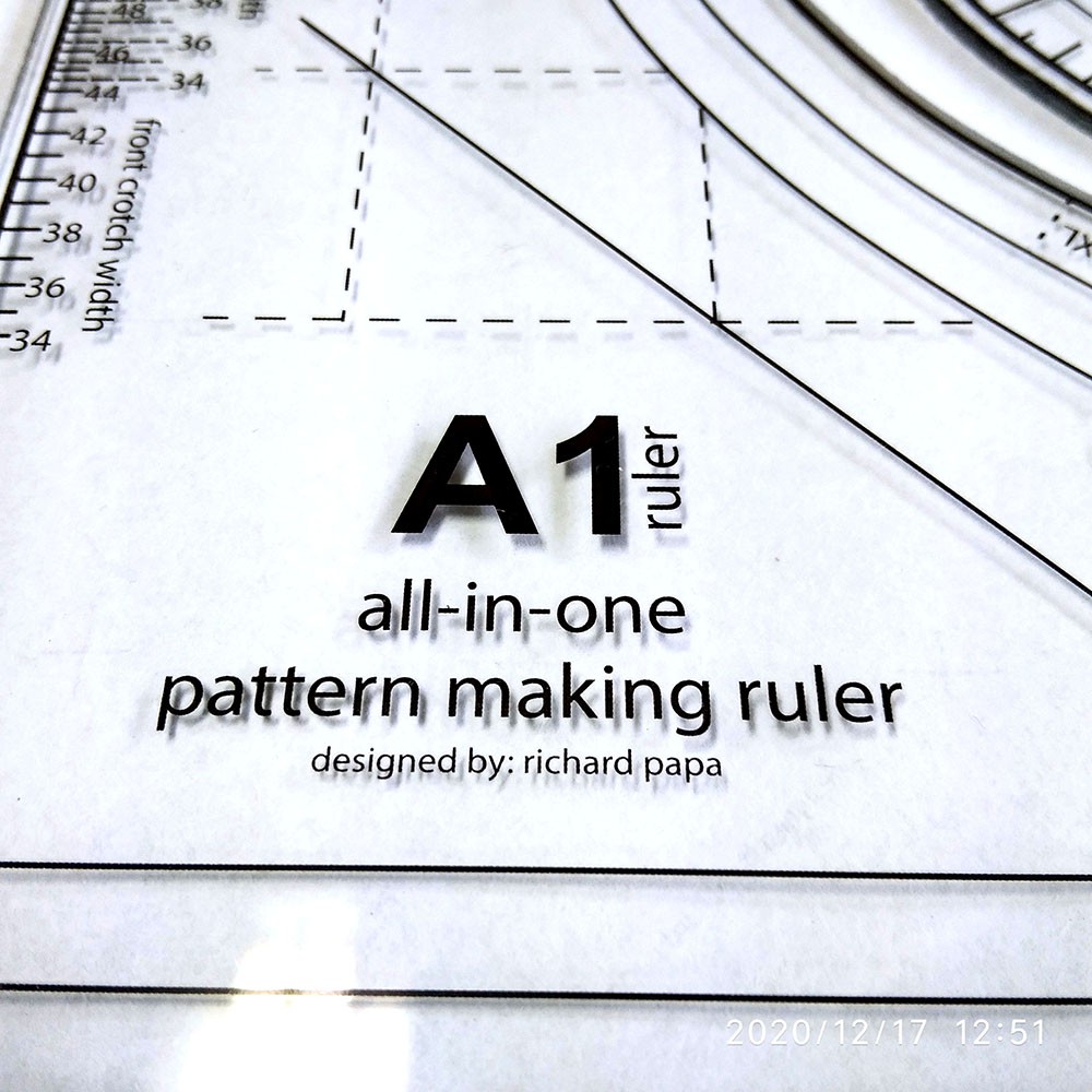 All-in-One Pattern Making Ruler 15-in-One Ruler, A1 Ruler | Shopee ...