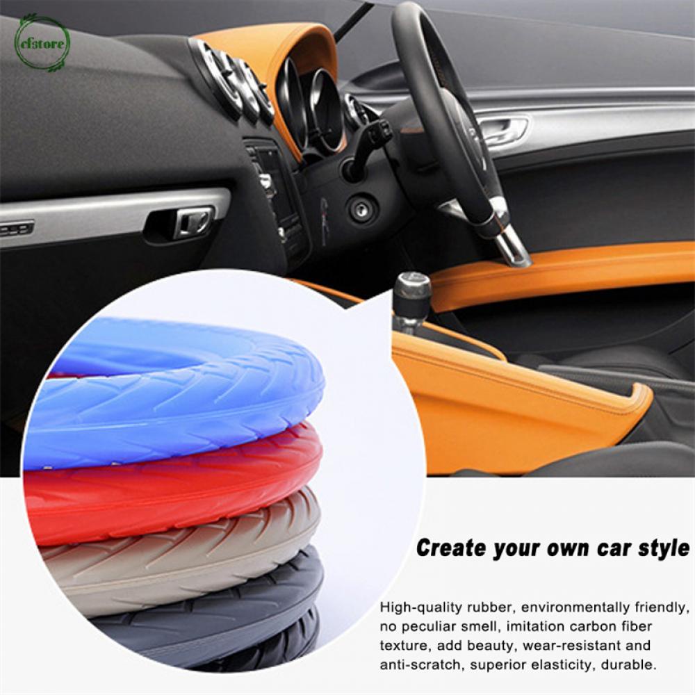 CF Car Silicone 36-40cm Steering Wheel Case Cover Shell Anti-Slip ...