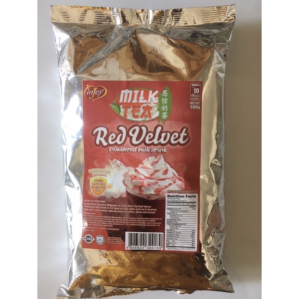 INJOY RED VELVET POWDER MILK DRINK 500G | Shopee Philippines