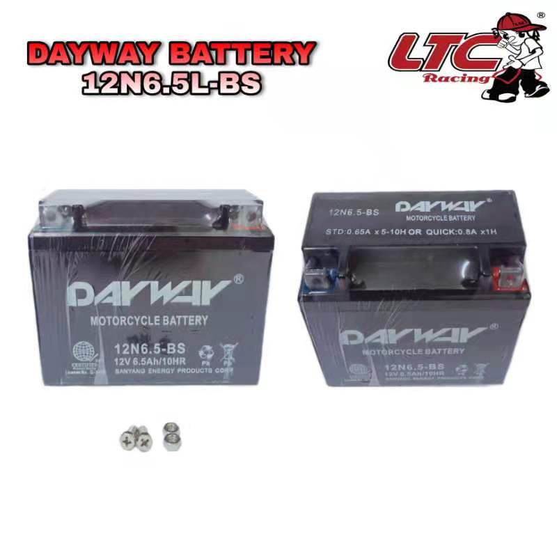 LTC Original Motorcycle Battery Dayway/Laiya/Venus 12N-BS 2.5L/3L/4L/5L/6.5L/7L/9L ICC Approved ...