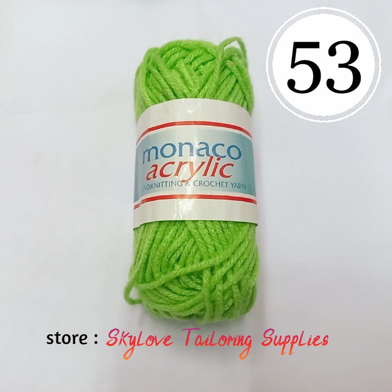 (BATCH 2) Sold per piece Monaco Acrylic Yarn | Monaco Acrylic ...
