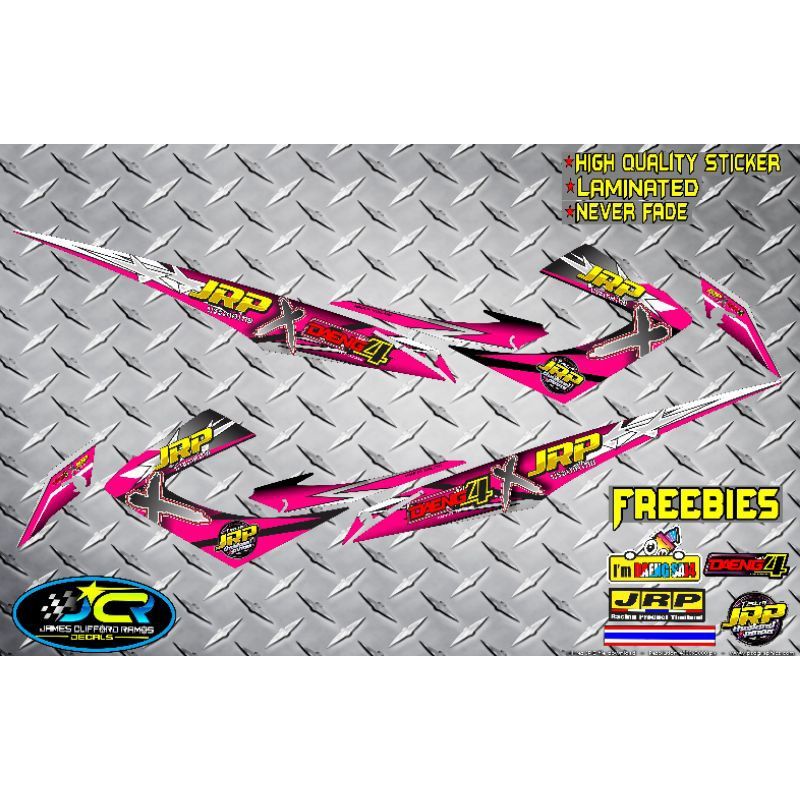 Suzuki Raider 150 Reborn Stock Decals Daeng Sai 4 X JRP | Shopee ...