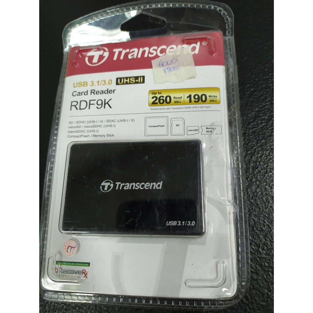Transcend RDF9 TS-RDF9K2 All-in-1 Multi Card Reader USB 3.1 | Shopee ...