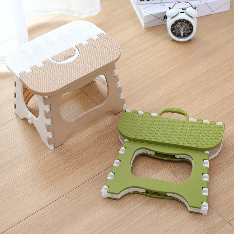 Portable Folding Mini Step Stool Foot Rest Plastic Foldable Bench Chair ...