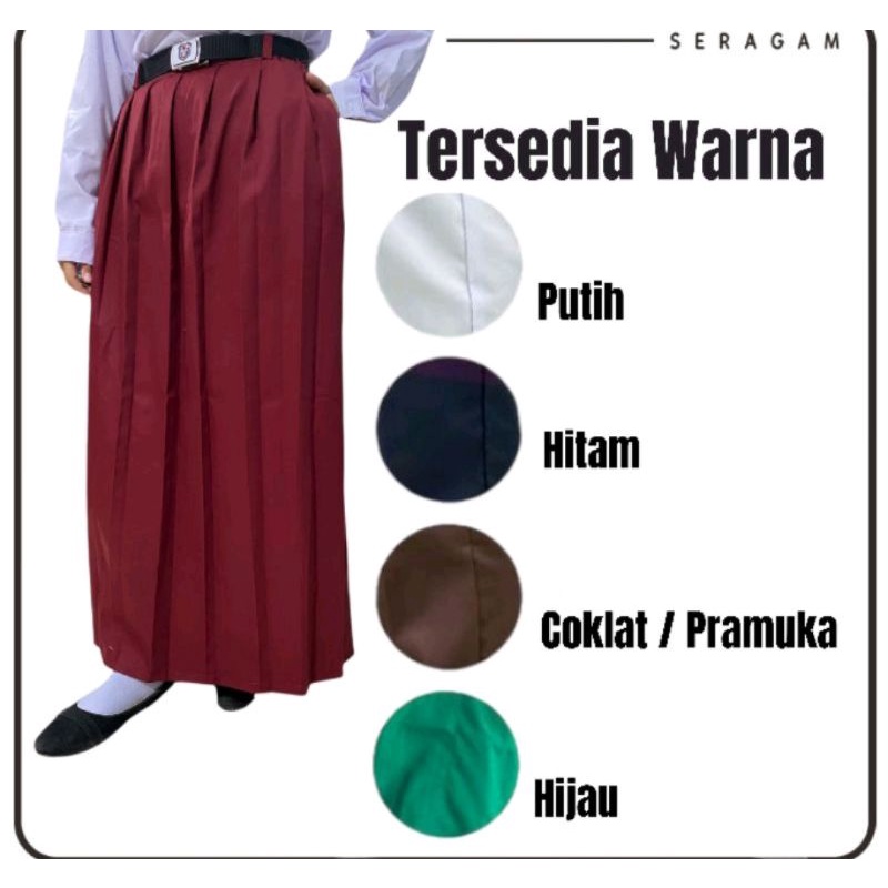 MERAH PUTIH Radjanaprimary School Uniform Long Skirt Elementary School ...