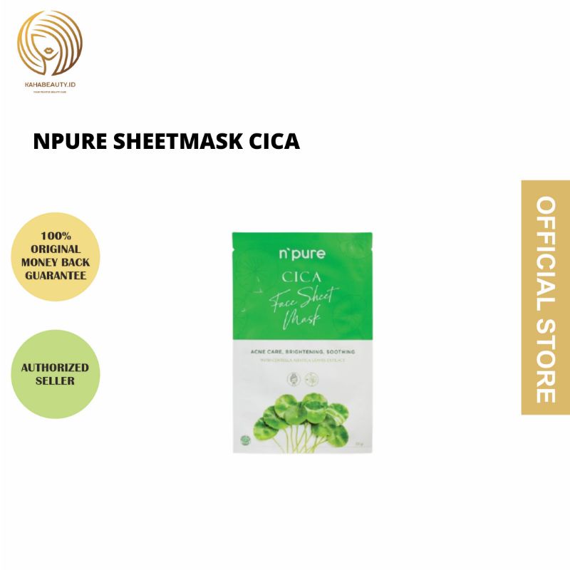 [NPURE] Sheetmask CICA | Shopee Philippines
