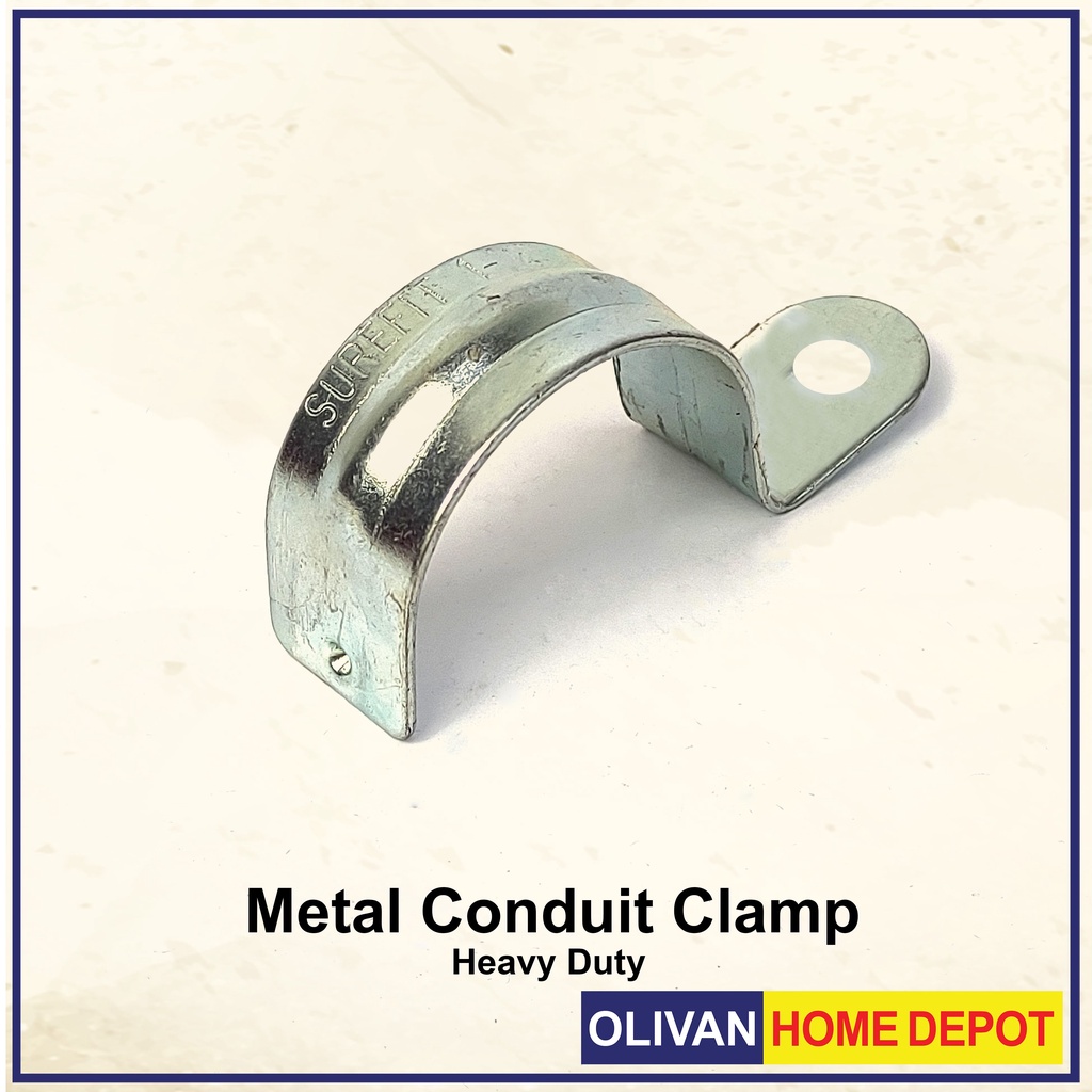 Fix Pro Heavy Duty Metal Conduit Clamp 1-1/2", 1-1/4", 2" (10 pcs ...