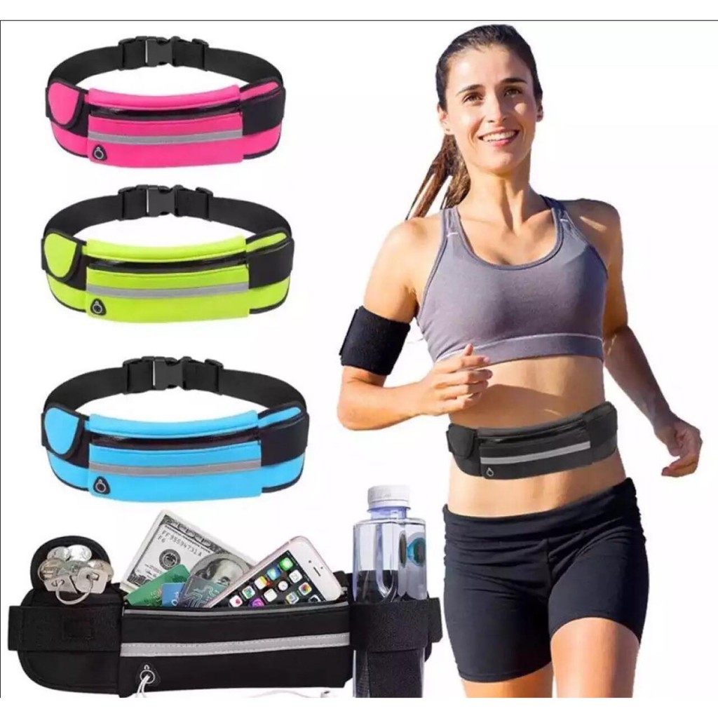 Waterproof Waist Bags Running Fanny Pack Waist Belt Women Waist Pack ...