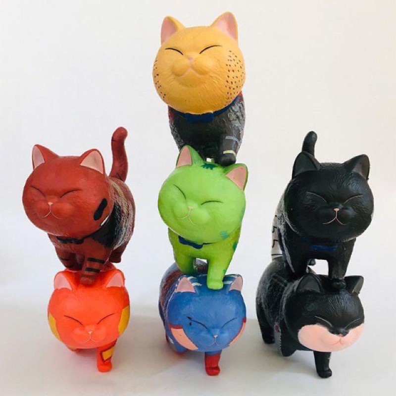 MAO LING DANG-SUPER HEROES CUTE KITTY 7 IN 1 BY SET(37862) | Shopee ...