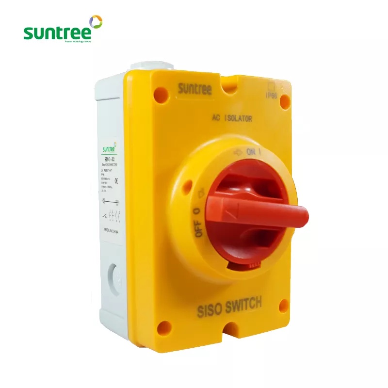 SUNTREE AC Isolator 415V AC 32A 63A IP66 Rating Solar Waterproof Isolator Switch | Shopee ...