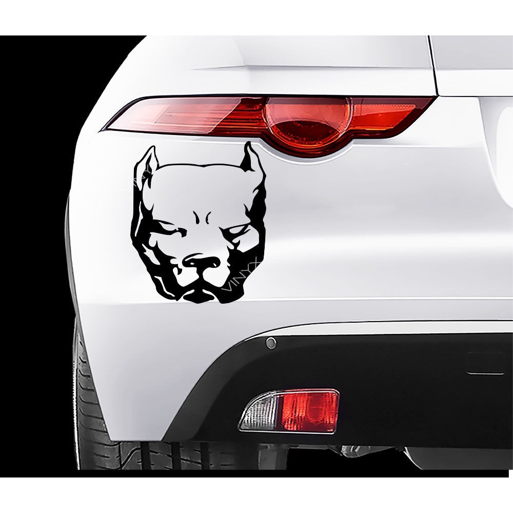 PITBULL DOG Car VINYL STICKERS Bumper Van Window Laptop JDM DECALS ...