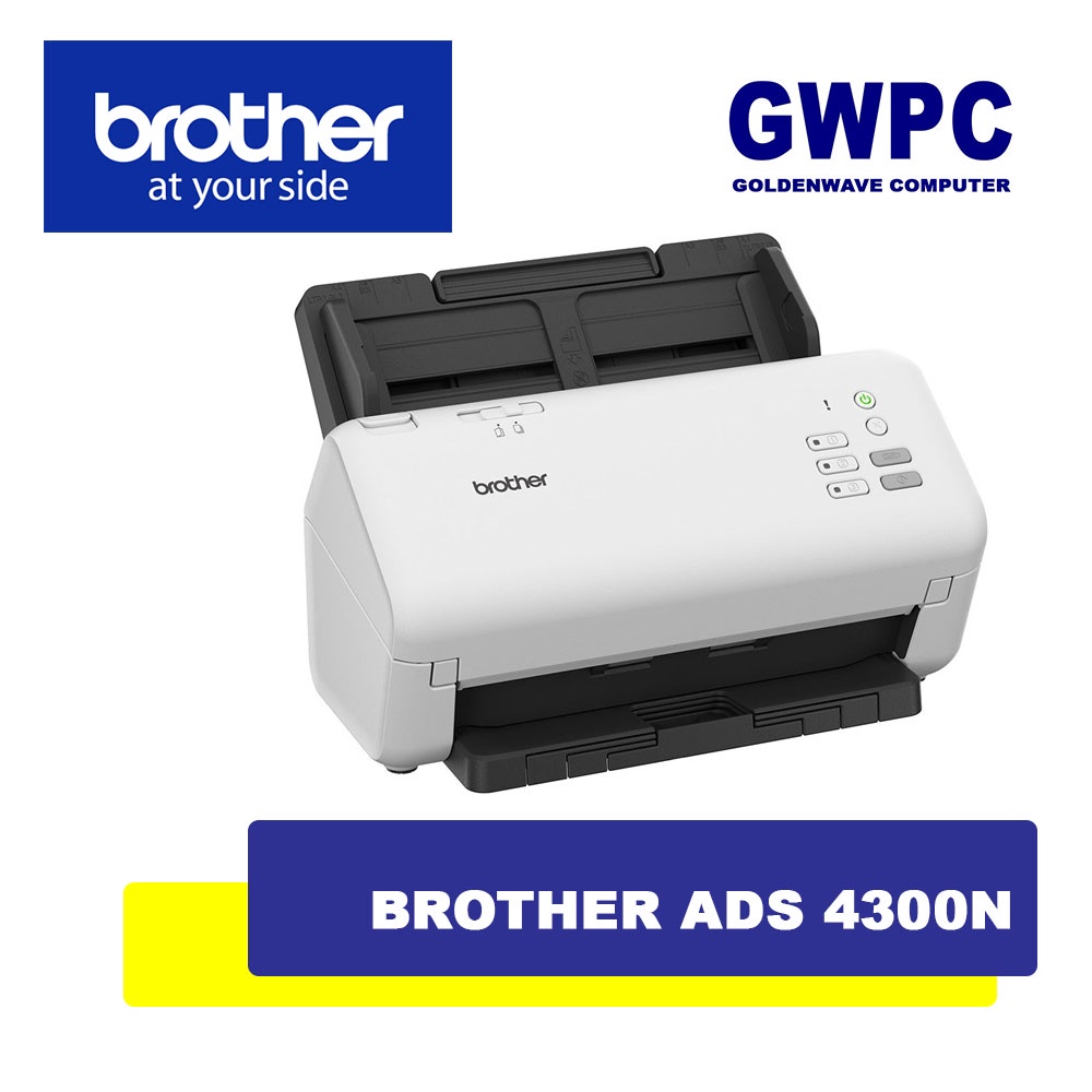 Brother ADS-4300N Professional Desktop Document Scanner ADS 4300 ...