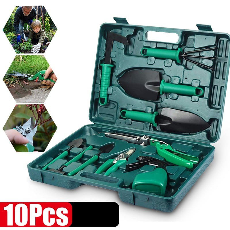 10PCS/16PCS Gardening Tools Set With Case Anti-rust Lightweight ...