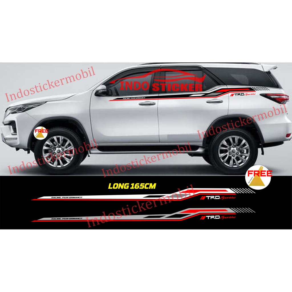 Toyota FORTUNER CAR STICKER FORTUNER CAR STICKER STICKER LIST TRD ...