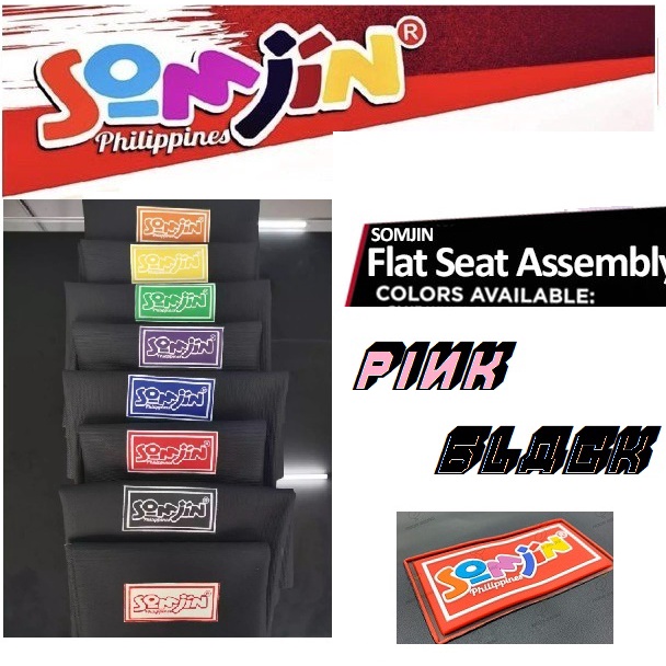 SYM HUSKY 150 somjin seat cover pink & black accessories cod flat cover ...