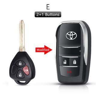 Toyota Flip Key Cover Remote Shell Replacement Case for Vios Wigo ...