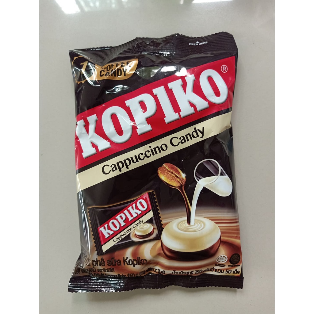 Kopico Coffee Candy Flavour Cappuccino 50 Tablets Kopiko 50pcs | Shopee ...