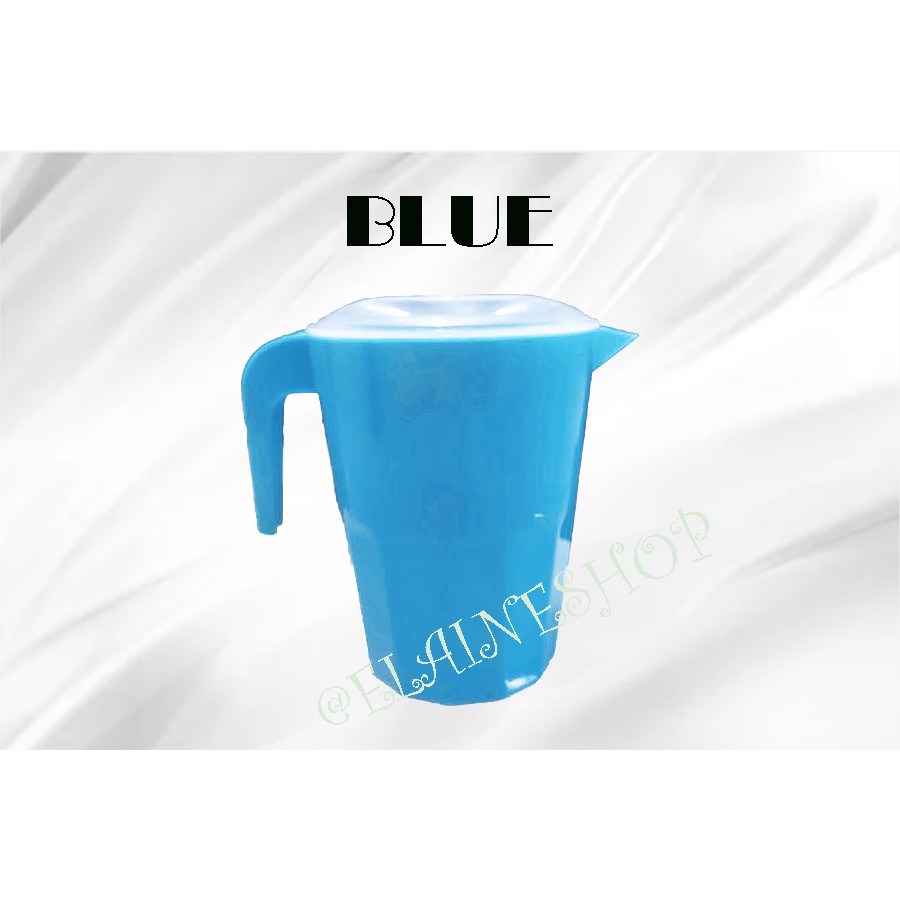 3L Plastic Pitcher with Two Purpose Translucent Cover with comfy handle ...