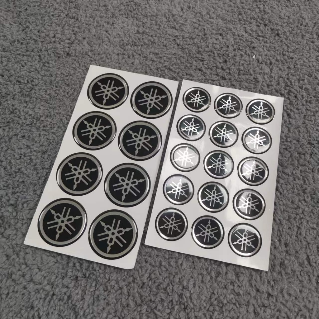 3D Epoxy Resin Emblem For Motorcycle Decals Yamaha Logo Lc135 Y15zr R25 ...