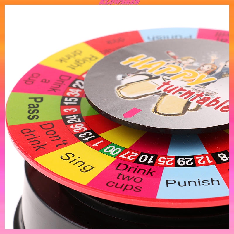 [KLOWARE2] Electric Turntable Wheel Drinking Game for Party KTV Bar ...