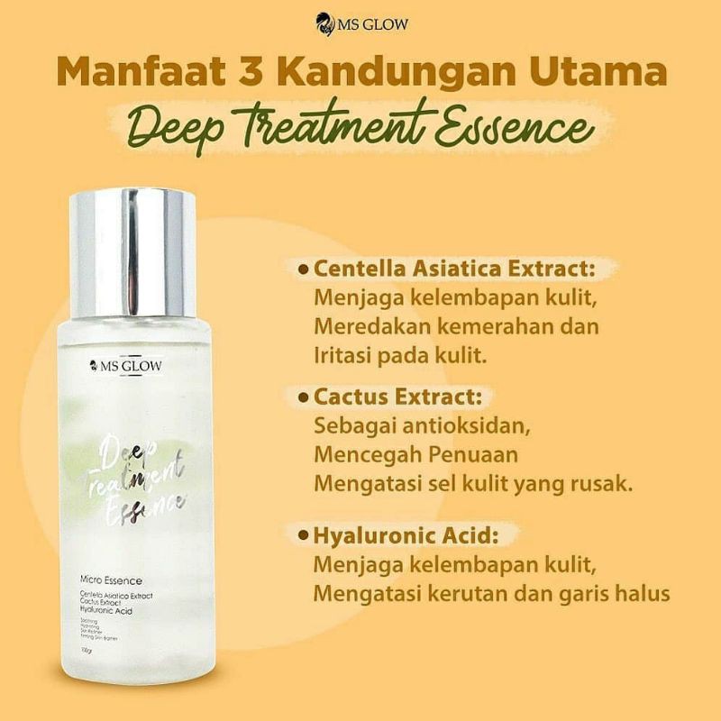Ms Glow Deep Treatment Essence Ori 100% | Shopee Philippines