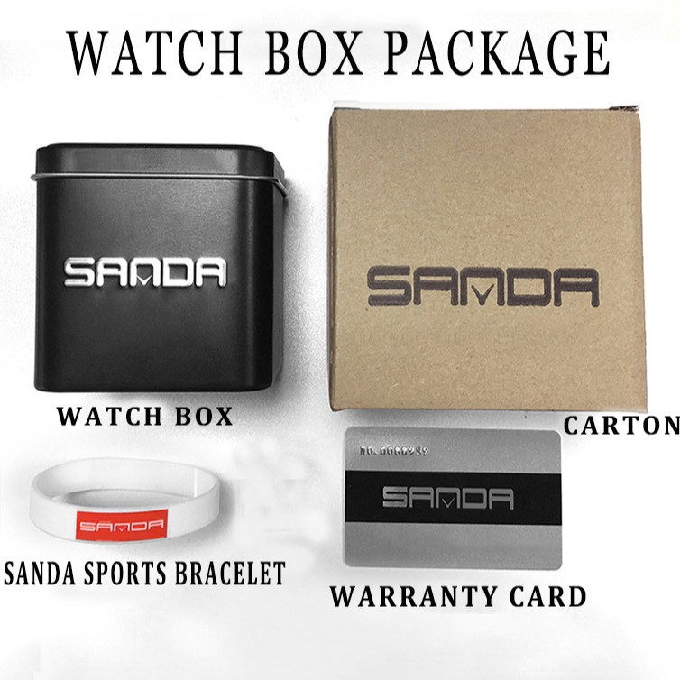 SANDA Original Luxury Watch Gift Box | Shopee Philippines