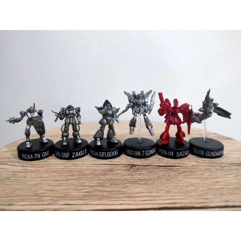 Gundam Mini Figures Set of 6 | Shopee Philippines