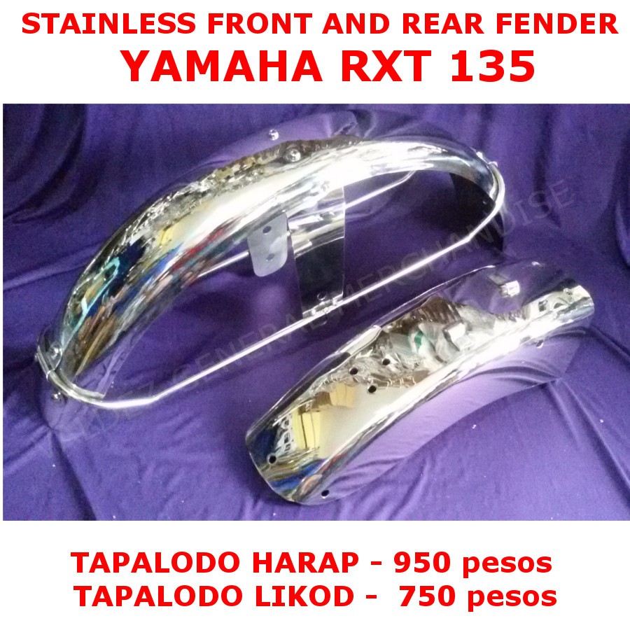 Yamaha RXT 135 Fender, Tapalodo Stainless | Shopee Philippines