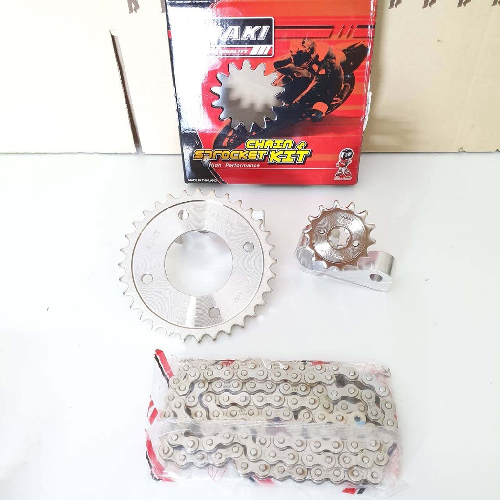 Stainless steel sprocket chain set 420 14-32-106L OSAKI MADE IN ...