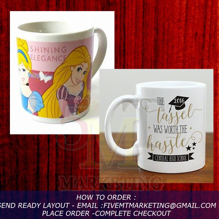 1 Pc Personalized Mug with Box Send Your Own Ready Design or request a ...
