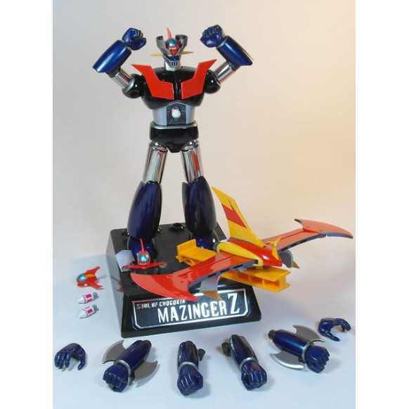 Steel puppet GX-01R Mazinger Z SOC shiny steel model. | Shopee Philippines
