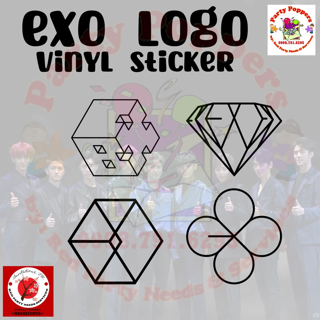 EXO LOGO VINYL STICKER | Shopee Philippines