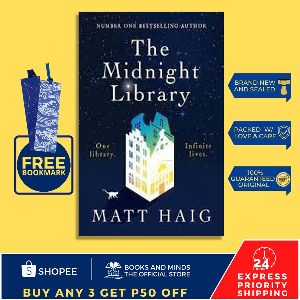 The Midnight Library By Matt Haig With Free Bookmark | Shopee Philippines