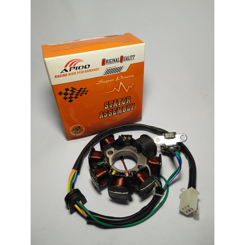 Stator Coil Assembly (XRM, Wave, TMX, Lifan, Barako, Fury, STX, CT100 ...