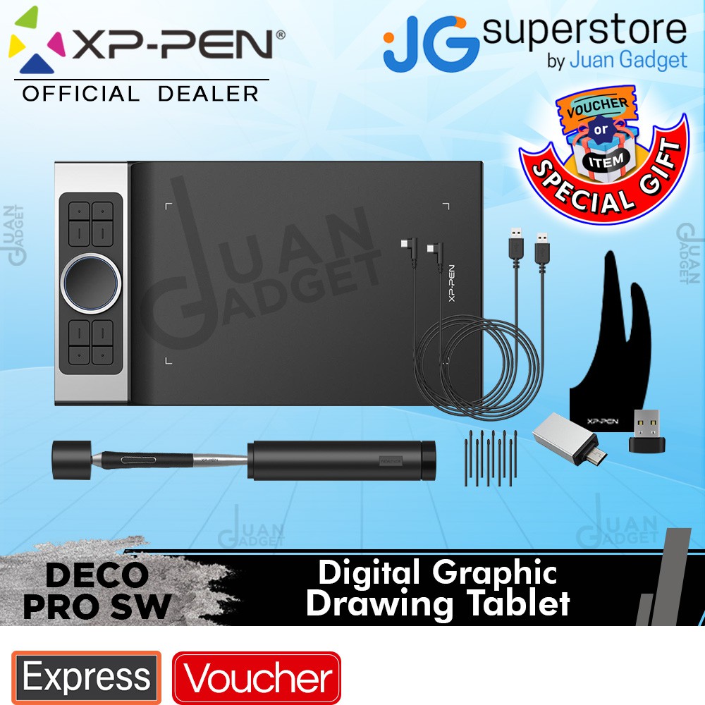 [CLEARANCE] XP-Pen Deco Pro Small Wireless 9in x 5in Ultrathin Graphic ...