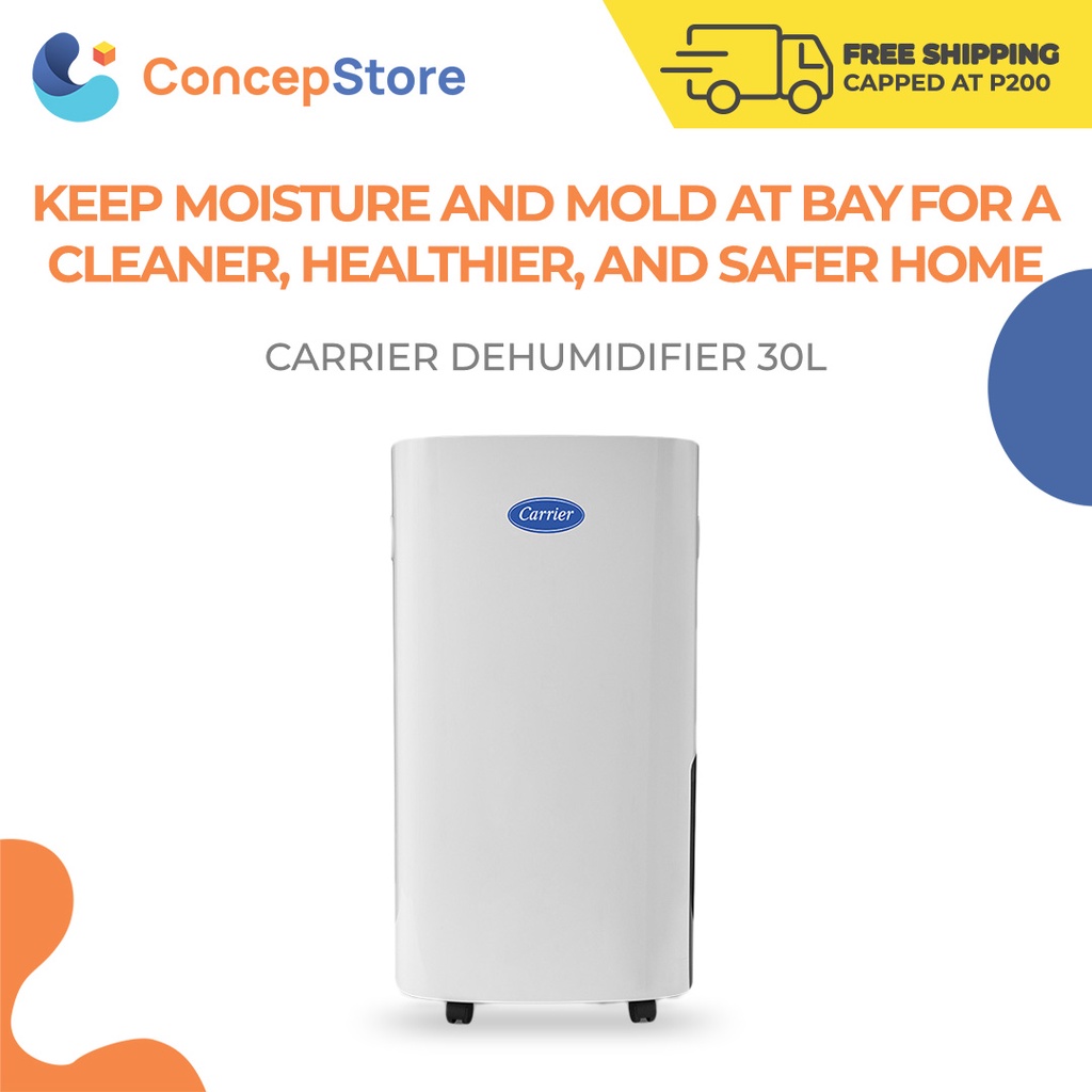 Carrier 30L White Dehumidifier | Shopee Philippines