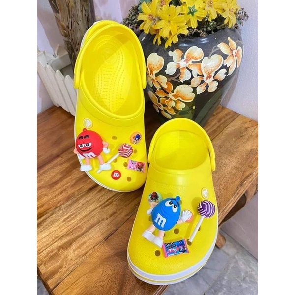 M&m jibbitz for crocs shoe charms | Shopee Philippines