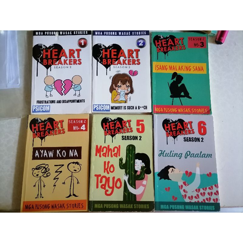 Heartbreakers Season 2 Books 1 to 6 | Take all 6 Book Bundle | Shopee ...