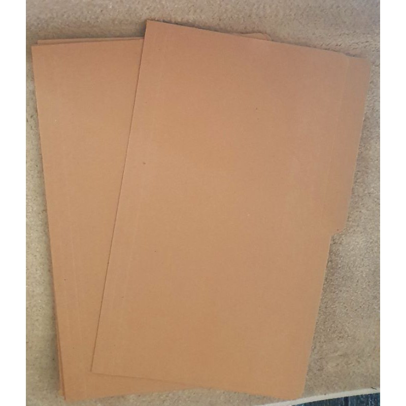 Kraft Folder Long Brown 10pcs | Shopee Philippines