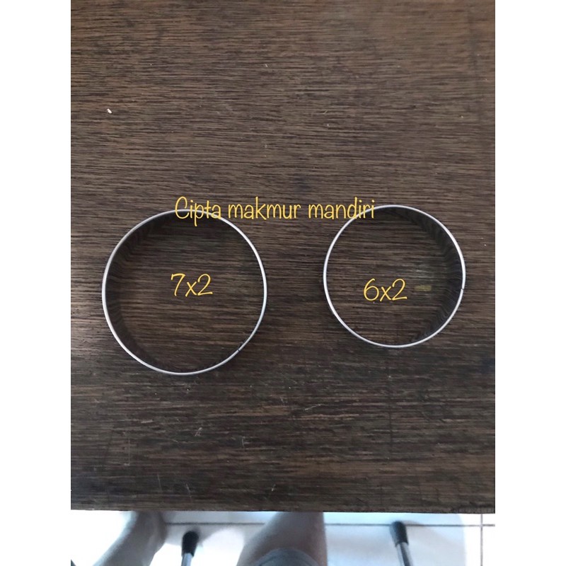 Ring cutter roundRing mold for bread, cake, burger, 7x2, 6x2 | Shopee ...