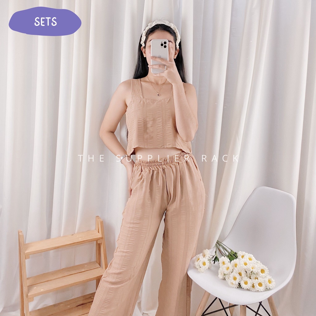 TSR Margaux Top and Pants Set (Trendy Korean Inspired Fashion ...