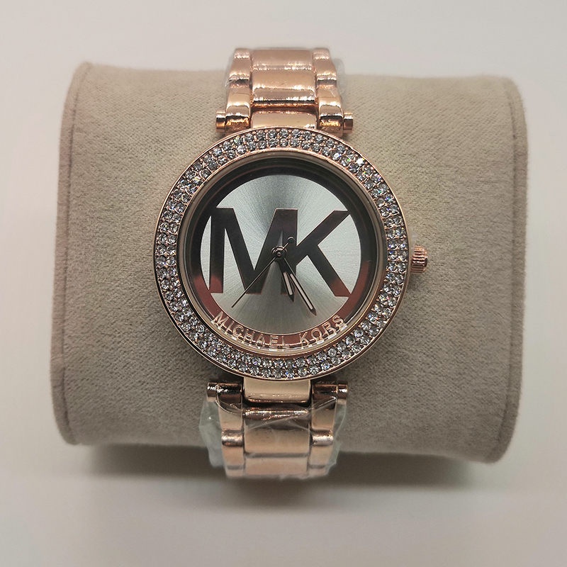 COD MK Watch For Women Sale Original White Rose Gold Pawnable MK Watch ...