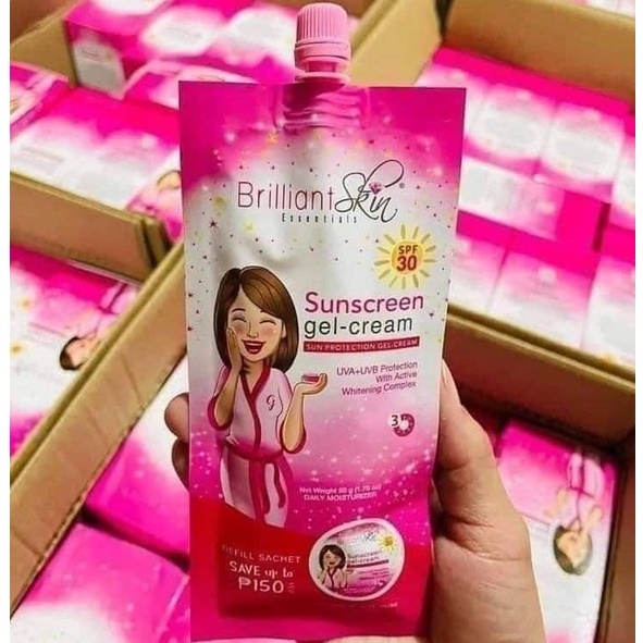 Brilliant Skin Sunscreen Gel-Cream 50g | Shopee Philippines