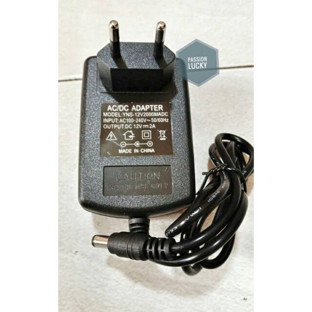 Adapter 12V 2A CCTV Adapter 12V 2A POWER SUPPLY PLUS Cardboard | Shopee ...