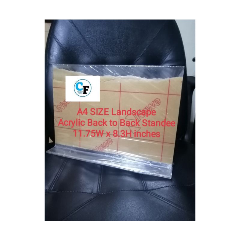 A4 SIZE Landscape Standee | Shopee Philippines
